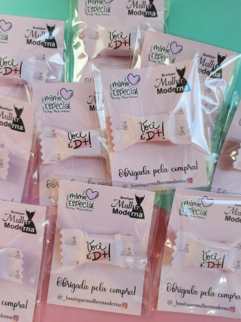 Card com Balinha Personalizada – R.E ARTES