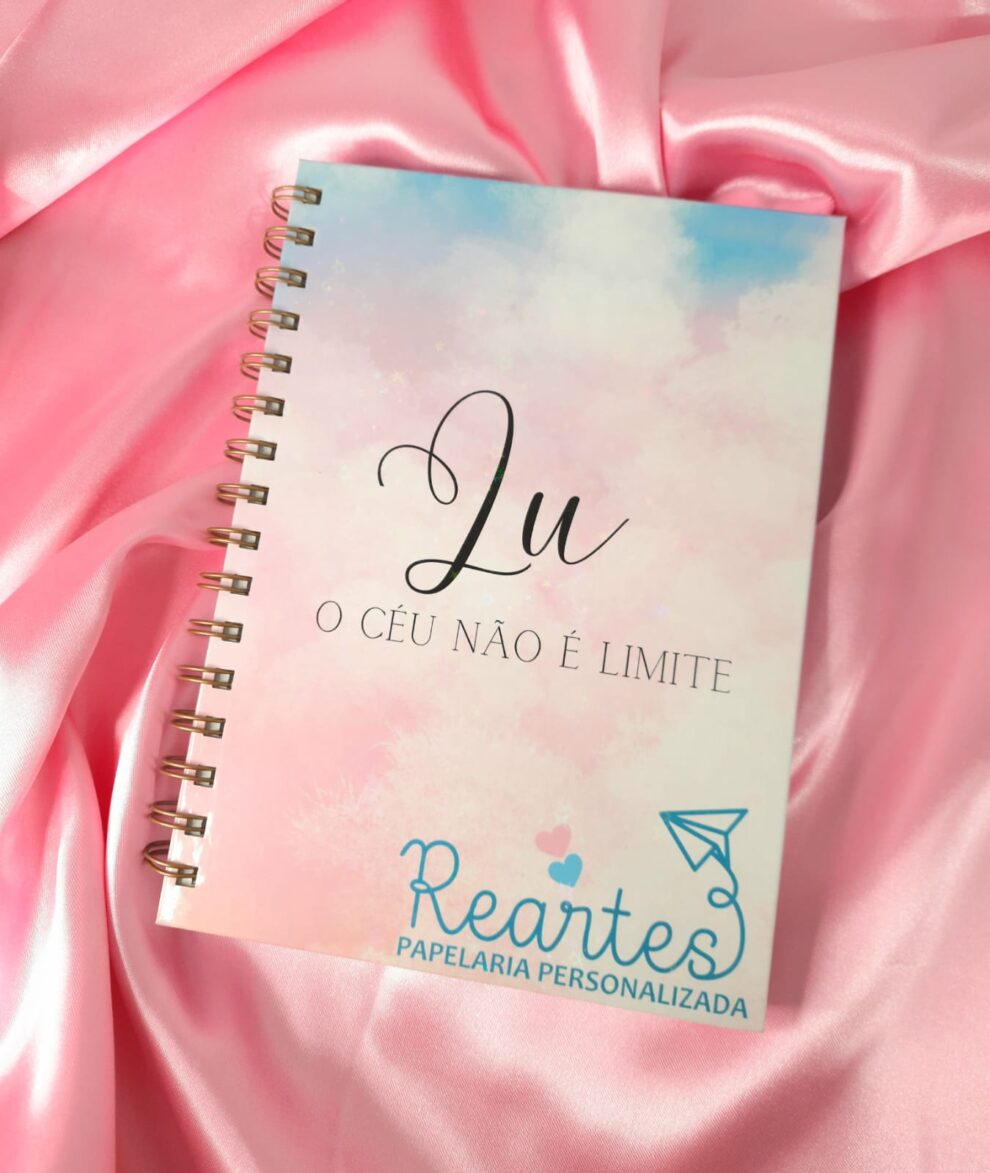 Caderno com capa dura personalizado – R.E ARTES